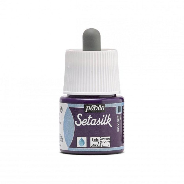 Boja za svilu Setasilk - Ljubičasta (10 - iris violet)