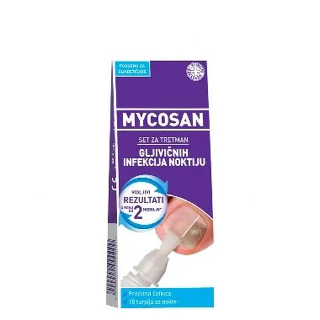 Mycosan Set Za Tretman Gljivičnih Infekcija Noktiju /Serum+ 10 Turpija
