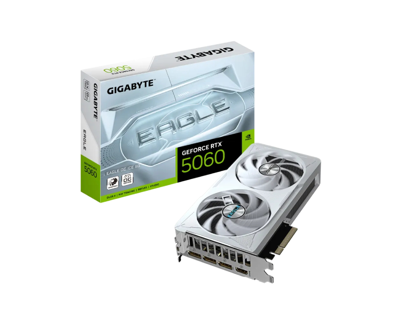 GIGABYTE nVidia GeForce RTX 5060 EAGLE 8GB 128bit GV-N5060EAGLEOC ICE-8GD rev. 1.0 grafička karta
