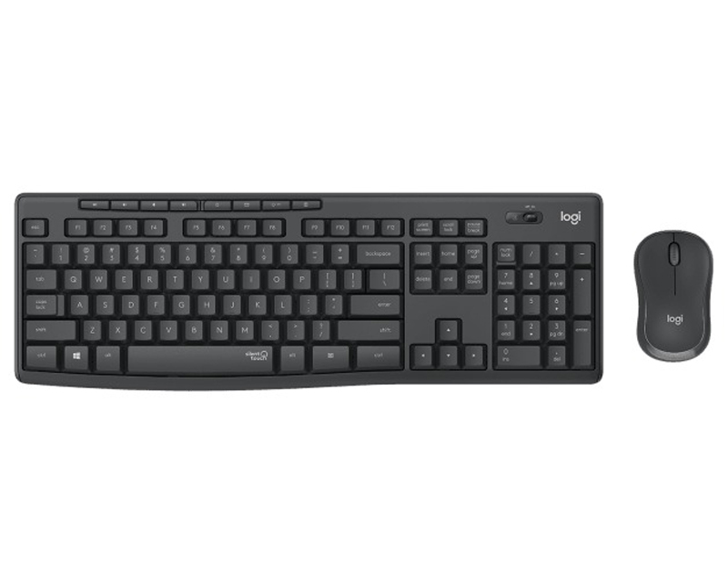 LOGITECH_ MK295 Silent Wireless Combo US tastatura + miš crna