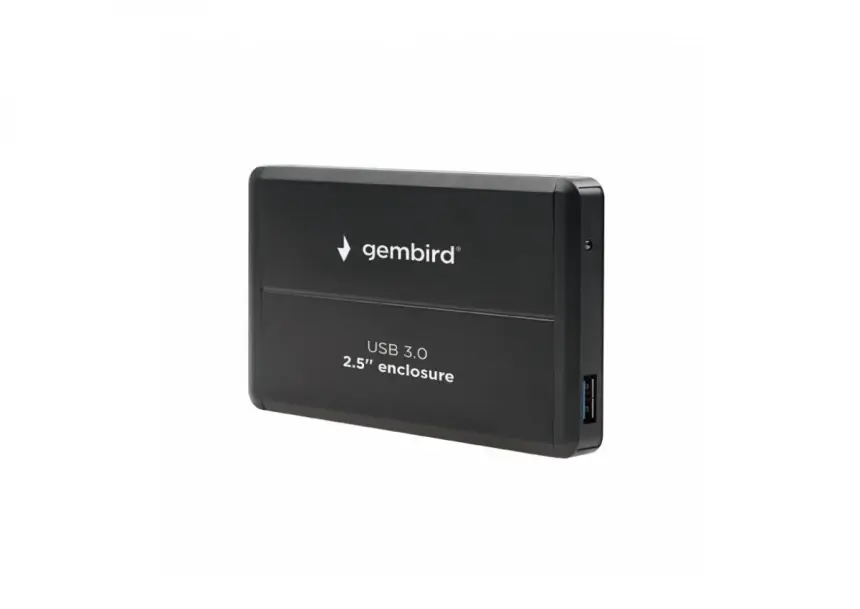 Gembird EE2-U3S-2 HDD/SSD External Enclosure, 2.5", SATAIII, USB3.0, Aluminium, Black