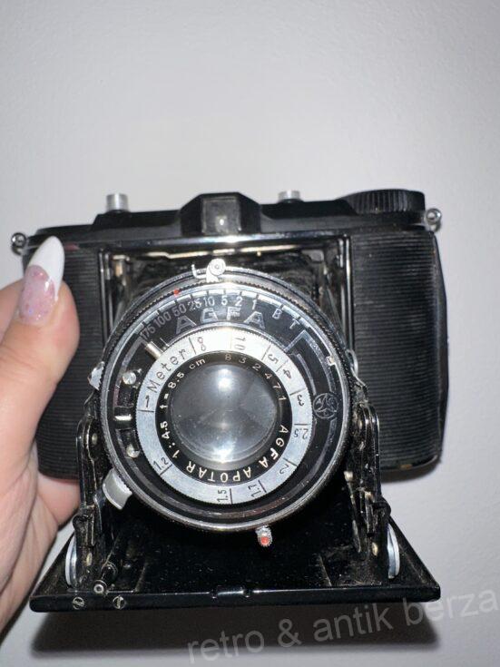 Agfa Isolette II – Apotar 85mm f/4.5, srednji format 6×6, vintage foto