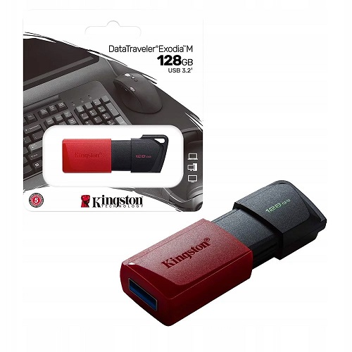 USB FLASH MEMORIJA KINGSTON DT EXODIA 128GB USB-A USB 3.2 *MD *SR