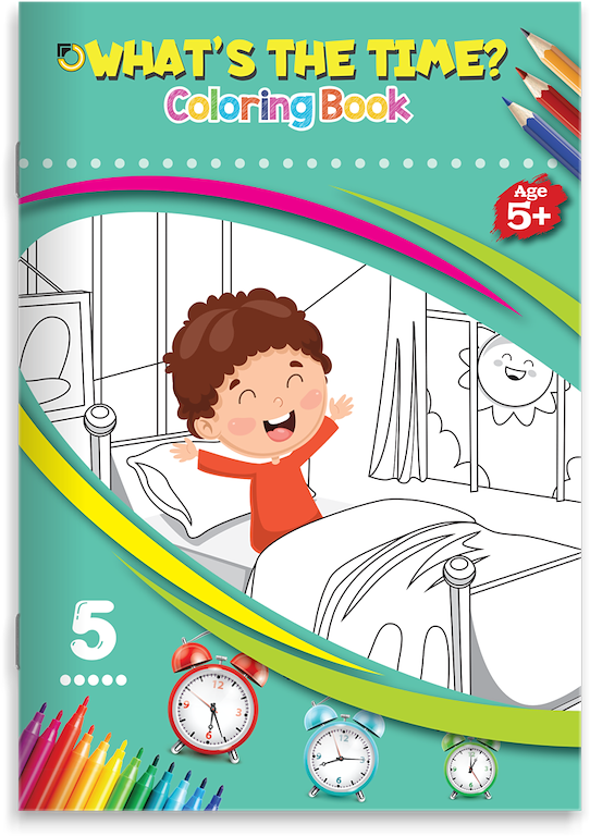 BOJANKA B5 16 MOTIVA br 5. KOLIKO JE SATI? +5