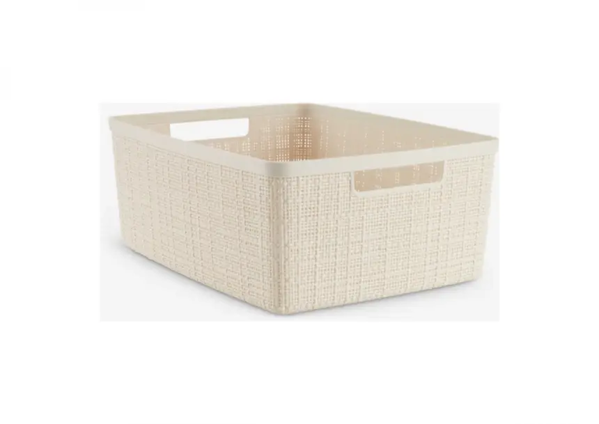 Korpa JUTE 12 ltr. plastika prljavo bela 4912066