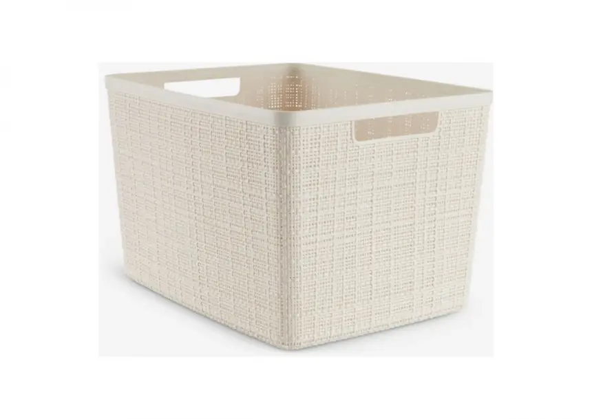 Korpa JUTE 20 ltr. plastika prlj. bela 4912067