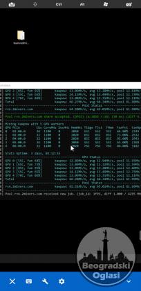 Mining rig 2x Saphire rx480 8gb i 4x XFX 570 4gb