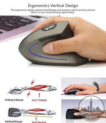 Bežični ergonomski miš
