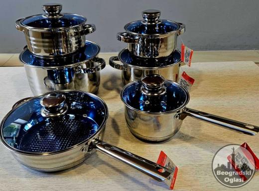 Excellent Line MASIVNI SET – INOX posuđe sa devetoslojnim dnom