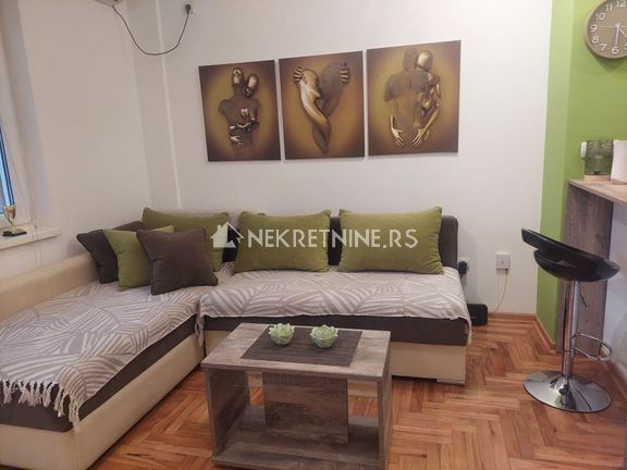 IZDAJE SE STAN – Zvezdara, Bulbuder – 44 m² (24 m² unutrašnji prostor + 20 m² terasa)