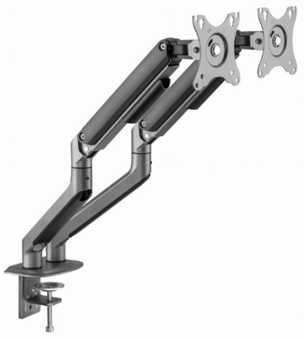 MA-DA2-05 Gembird Podesivi dupli stoni drzac za monitor, tilt, 17-32 max.9kg FO