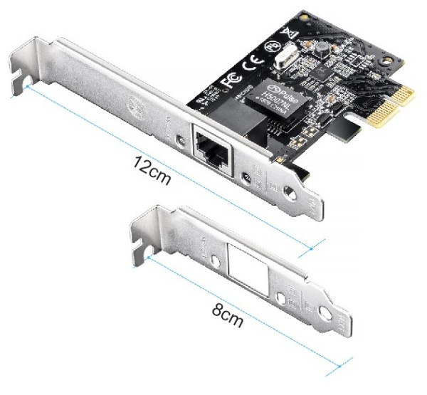 Cudy PE10 GIGABIT ETHERNET PCI-Express CARD 10/100/1000 (alt. NIC-GX1)