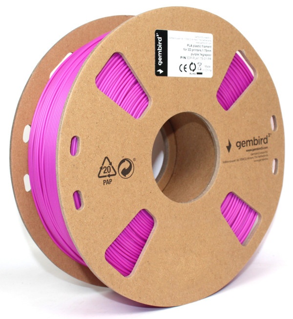 3DP-PLA1.75-01-PR PLA Filament za 3D stampac 1,75mm kotur 1KG PURPLE
