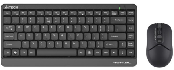 A4-FG1112 A4Tech Fstyler Bezicna tastatura YU-LAYOUT + bezicni mis USB,Black