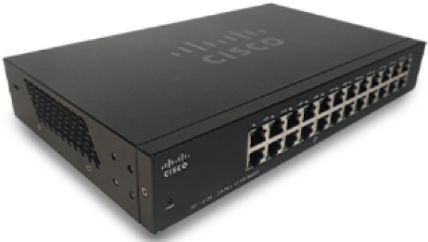 Cisco SF110-24 24-PORT 10/100 SWITCH REFABRIKOVAN