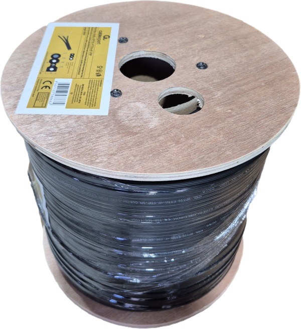 KABL-OPTIC-FTTH-4F-FRP Gembird Opticki kabl 4-vlakna SM G657A1 Flat, Outdoor, sa sajlom 1mm, 1000m
