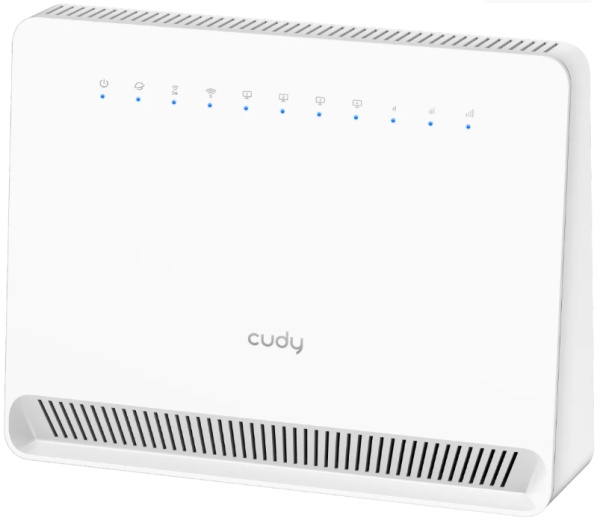 Cudy LT700E 4G Cat 6 AC1200 Wi-Fi Router, Max 300 Mbps DL, 4-Stream Dual-Band Wi-Fi 5