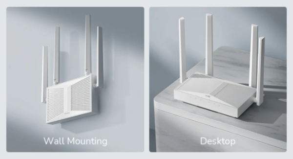 Cudy AP1300D AC1200 Desktop Wireless Access Point, 4-Stream Dual-Band Wi-Fi 5,867 Mbps+300 Mbps WiFi