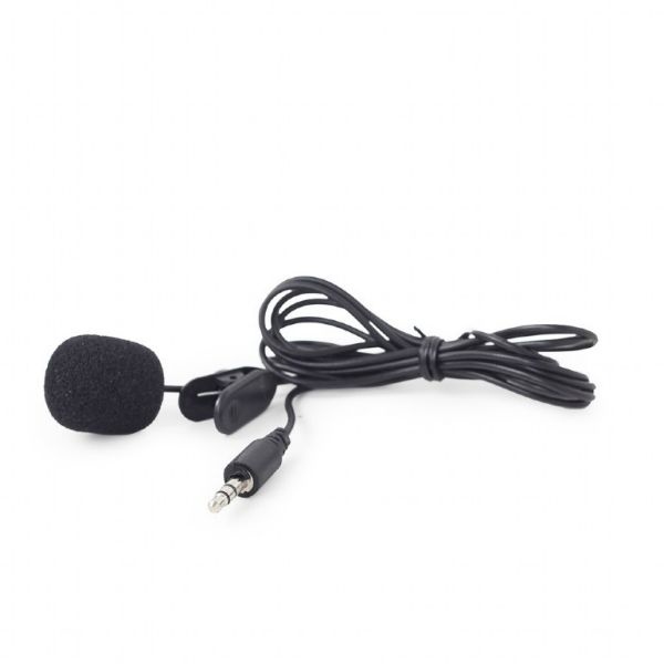 MIC-C-01 Gembird Clip-on mikrofon 3.5mm black FO