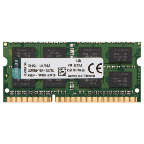 RAM SODIMM DDR3 Kingston 8GB KVR16LS11/8
