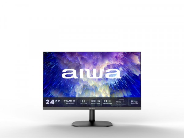 Monitor 23.8" Aiwa MF2405-B IPS 1920x1080/75Hz/5ms/HDMI/VGA/VESA