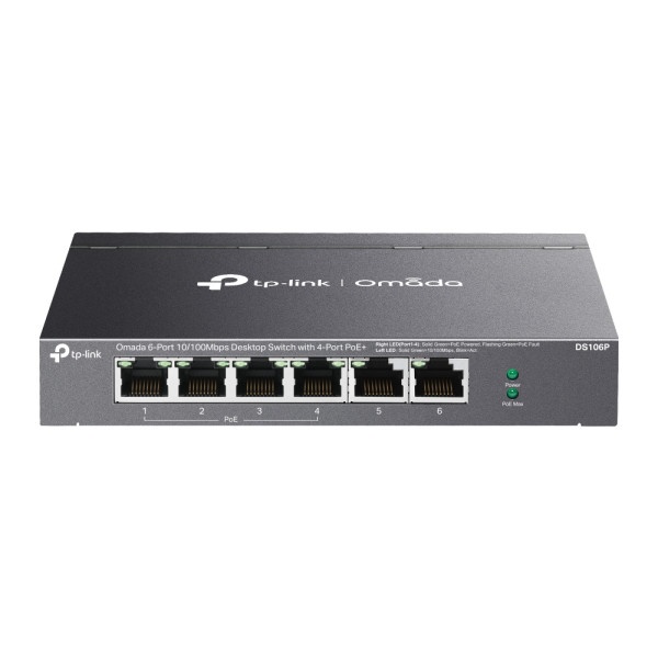 LAN Switch TP-Link DS106P 6x1G/4PoE/67W
