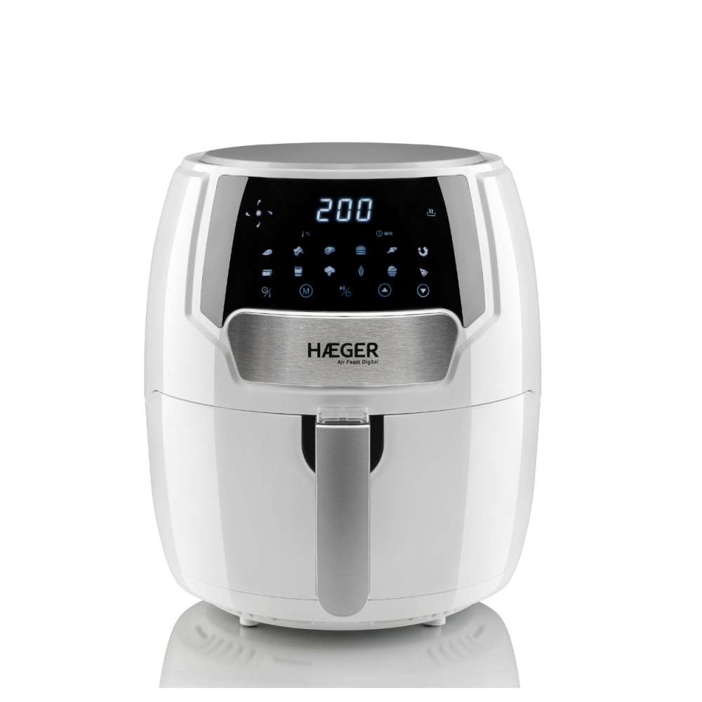 HAEGER AF-D42.007A FRITEZA NA TOPAO VAZDUH DIGITALNA 4,2L BELA