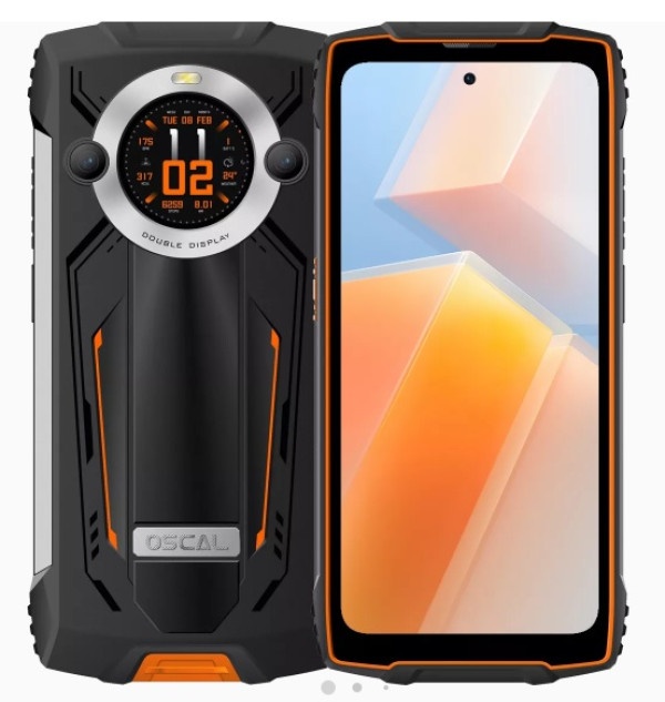 Smart Rugged Oscal PILOT II , 6.5" OC/8GB/256GB/50MP/8800mAh 45W Black