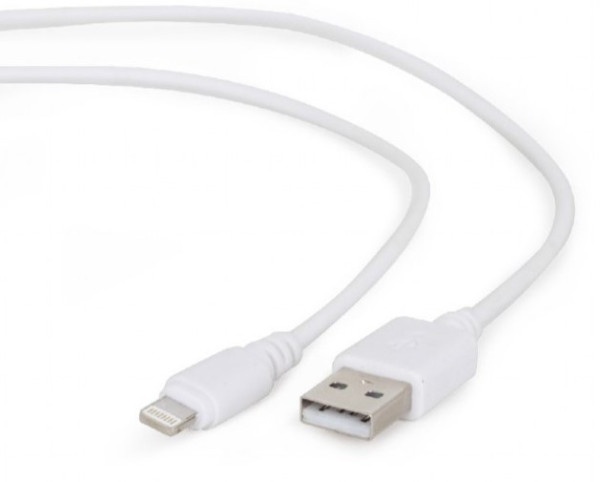 CC-USB2-AMLM-2M-W Gembird USB 2.0 A-plug to 8-pin usb Apple iphone cable 2M White