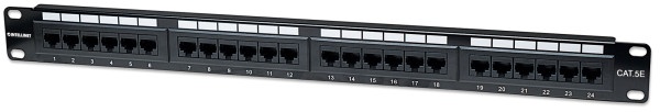 Patch panel Manhattan 513555 19"/1U Cat5e/24 port