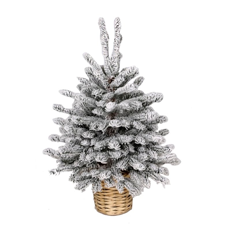 Novogodisnja jelka u saksiji bela 90cm 250309