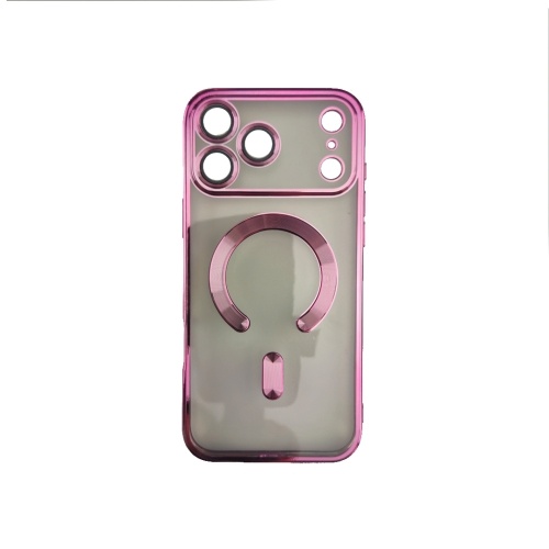 Silikonska futrola Magsafe Iphone 17 Pro Max ROZE