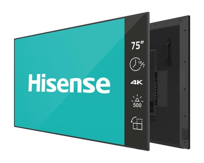 HISENSE 75 inča 75GM50D 4K UHD 500 nita Digital Signage Display - 18/7 Operation