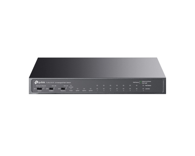 TP-LINK TL-SL1311P POE SWITCH 8PORTA+2GIG.