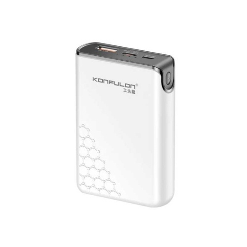 KONFULON power bank 10000mAh 20W Bela A6Q