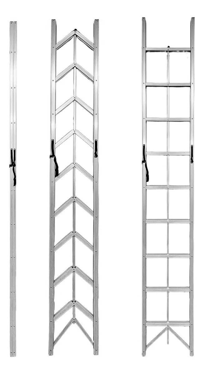 SuperStep Sklopive Štapne Alu Merdevine 299cm 9 Gazišta