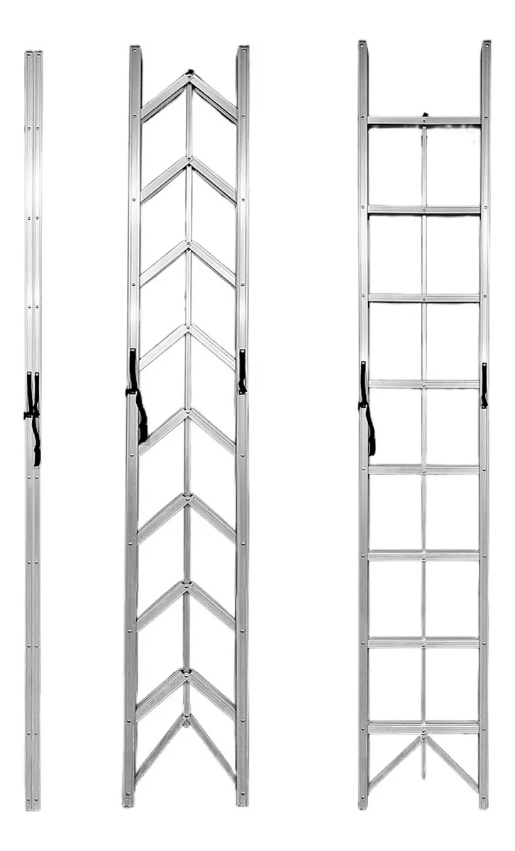 SuperStep Sklopive Štapne Alu Merdevine 266cm 8 Gazišta
