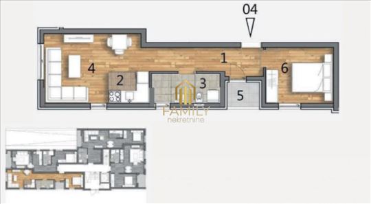 Novogradnja na Telepu, 2.0 soban, 41m2