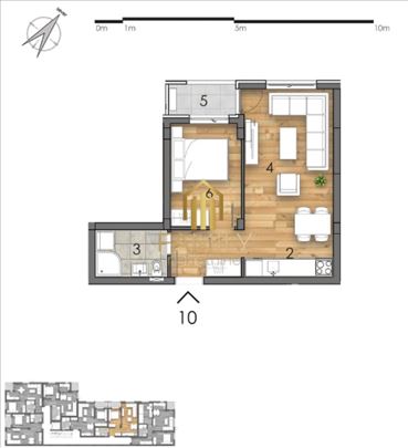 Novogradnja na Telepu, 42.5m2