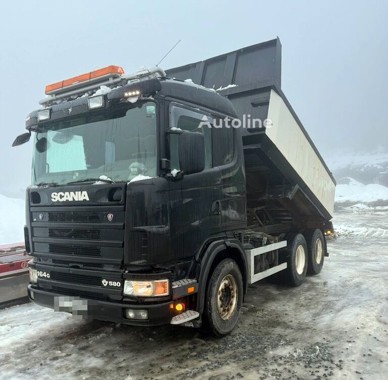 Scania R164 580 *6x4 *MANUAL *BIG AXLES *RETARDER kiper