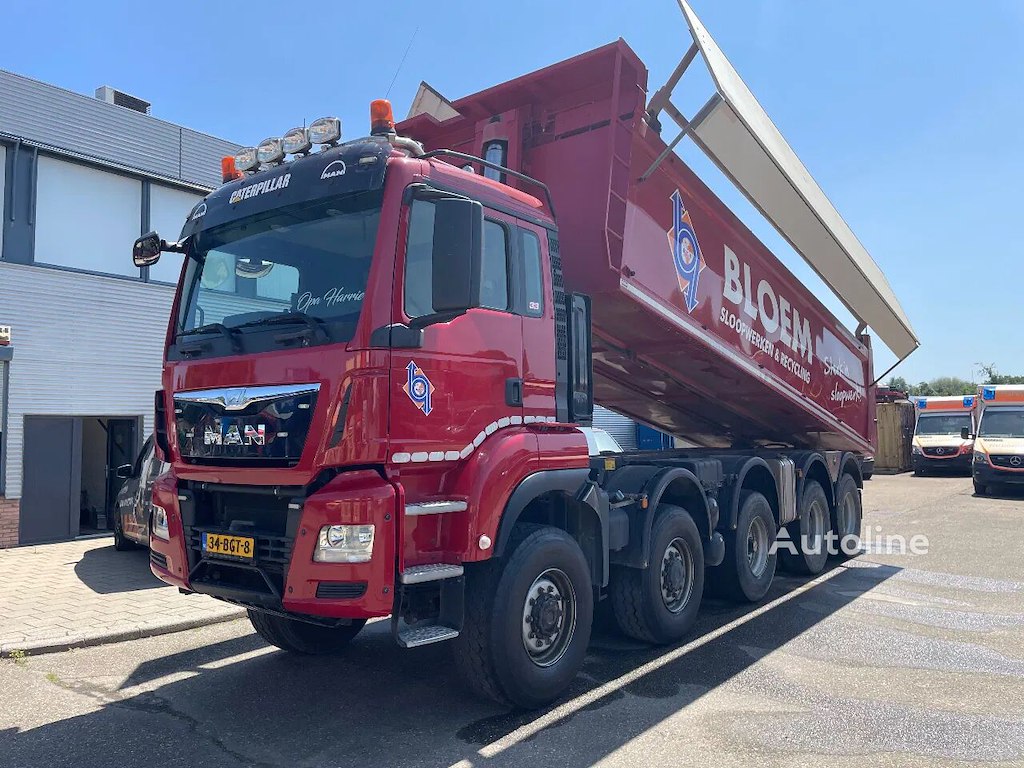 MAN TGS 49.480 HYVA Kipper met milieu kleppen Dubbelwandig geisoleer kiper