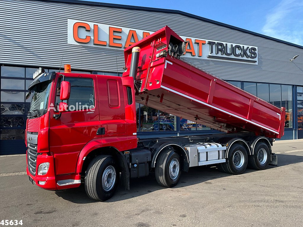 DAF FAD CF 480 8x4 Full steel kipper 15m³ Just 147.891 km! kiper