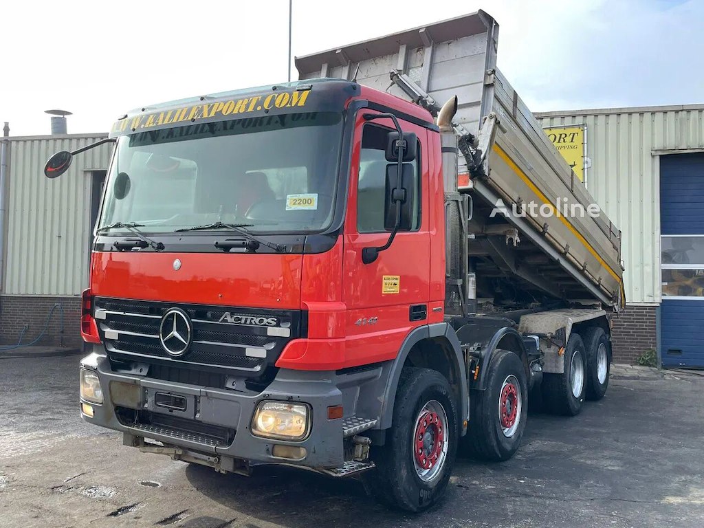 Mercedes-Benz Actros 4141 MP2 Kipper 8x4 V6 EPS Gearbox with Clutch Full Steel kiper