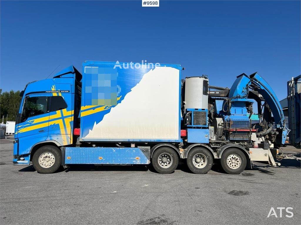 Volvo FH16 Bruks wood chipper kiper + prikolica kiper