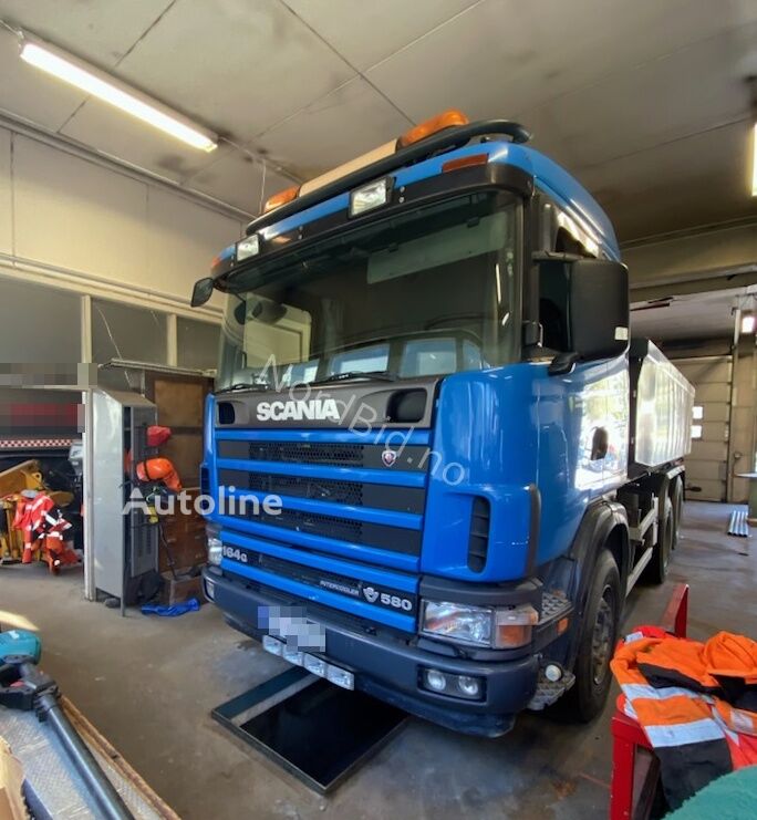 Scania R164 580 *6x2 *FULL STEEL *BIG AXLES *MANUAL *RETARDER kiper