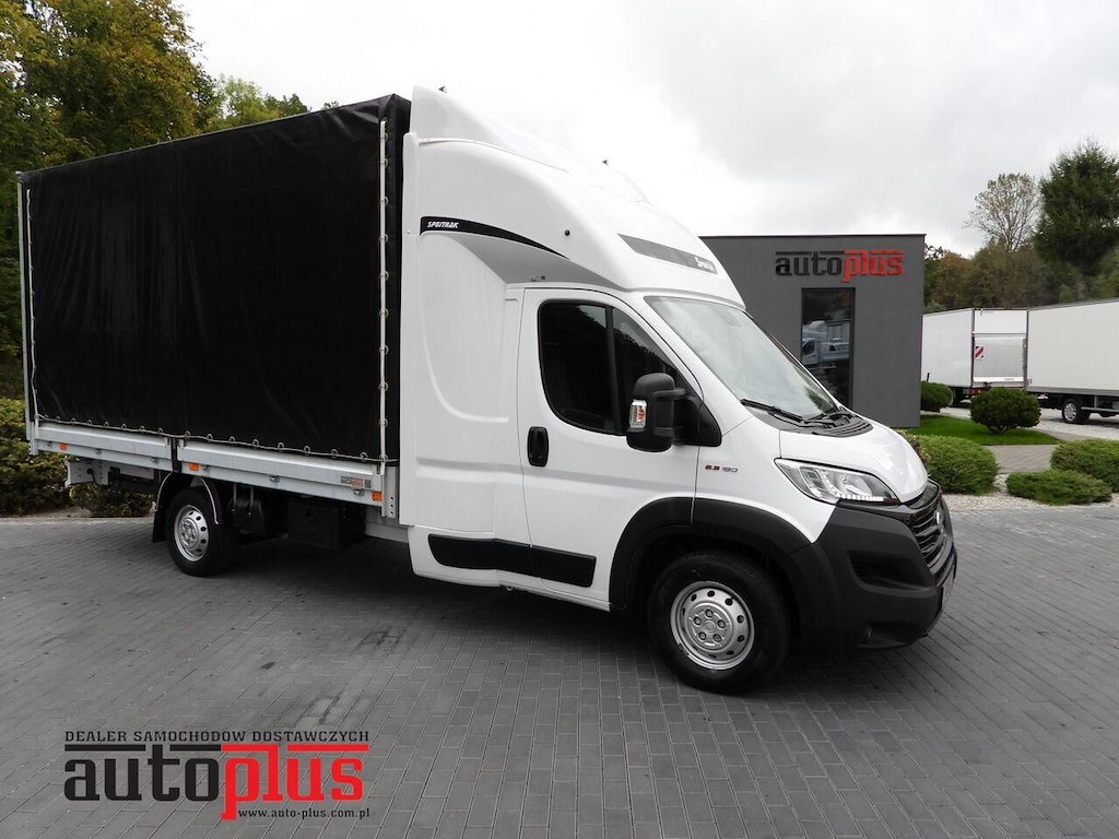 Fiat DUCATO PLANDEKA 9 PALET TEMPOMAT LEDY PNEUMATYKA KLIMATYZACJA 1 kamion s ceradom < 3.5t