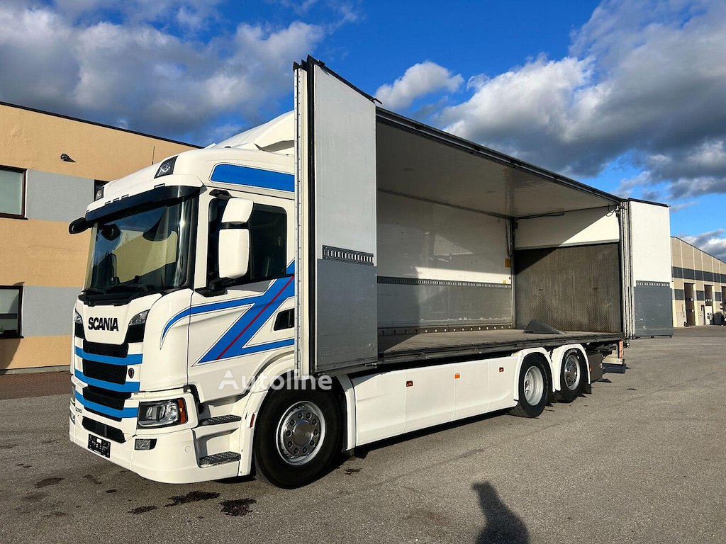 Scania G370 6X2 EURO6 + SIDE OPENING kamion furgon