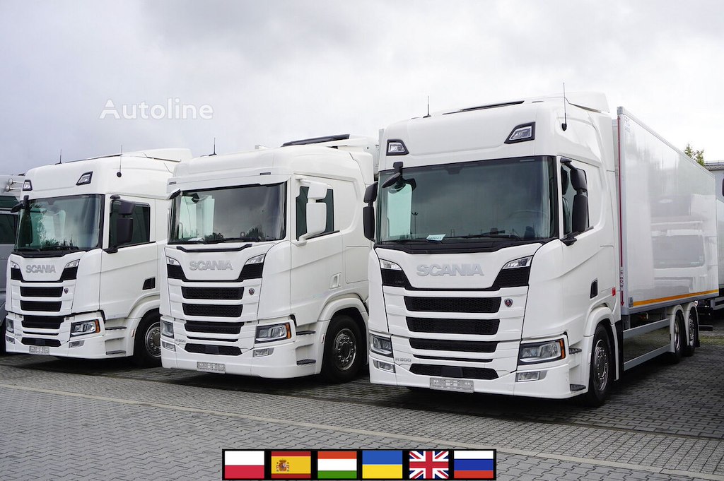 Scania R500 / Refrigerator Superstructure / steered axle / several unit kamion hladnjača