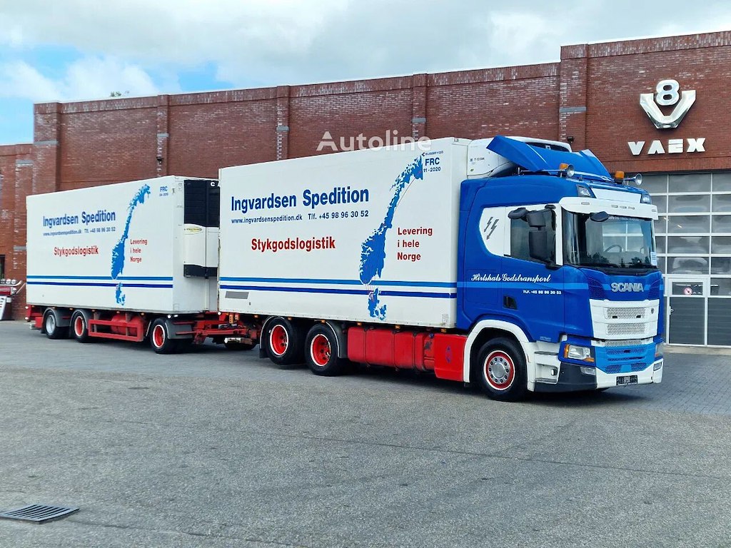 Scania R500 NGS B6X2NB / Trailer-Bygg 12-2004 / Frigobox Sidedoors / Ro kamion hladnjača