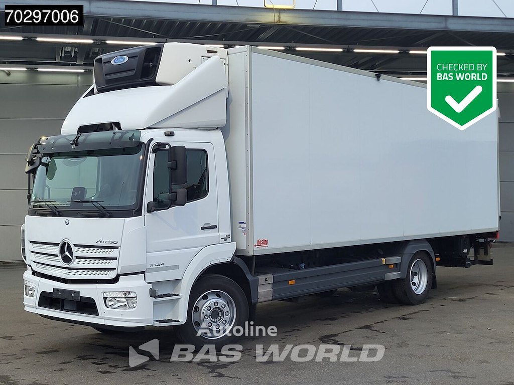 Mercedes-Benz Atego 1624 4X2 16tonner Carrier Supra 1250 Mt 2000kg Ladebordwan kamion hladnjača